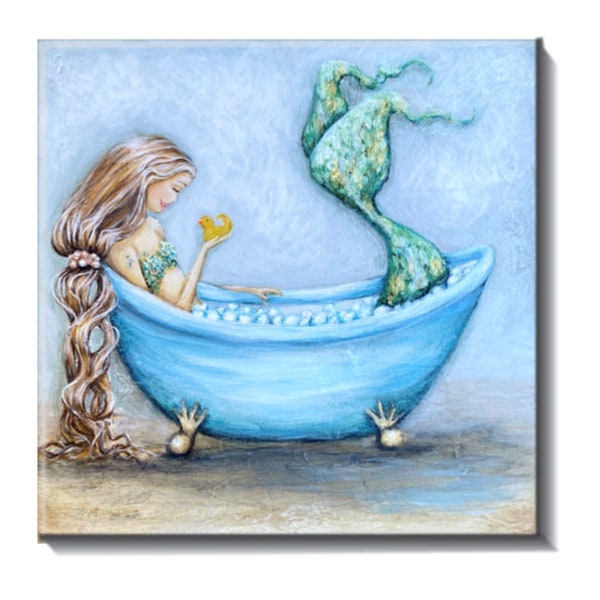 Mermaid Tile - Etsy