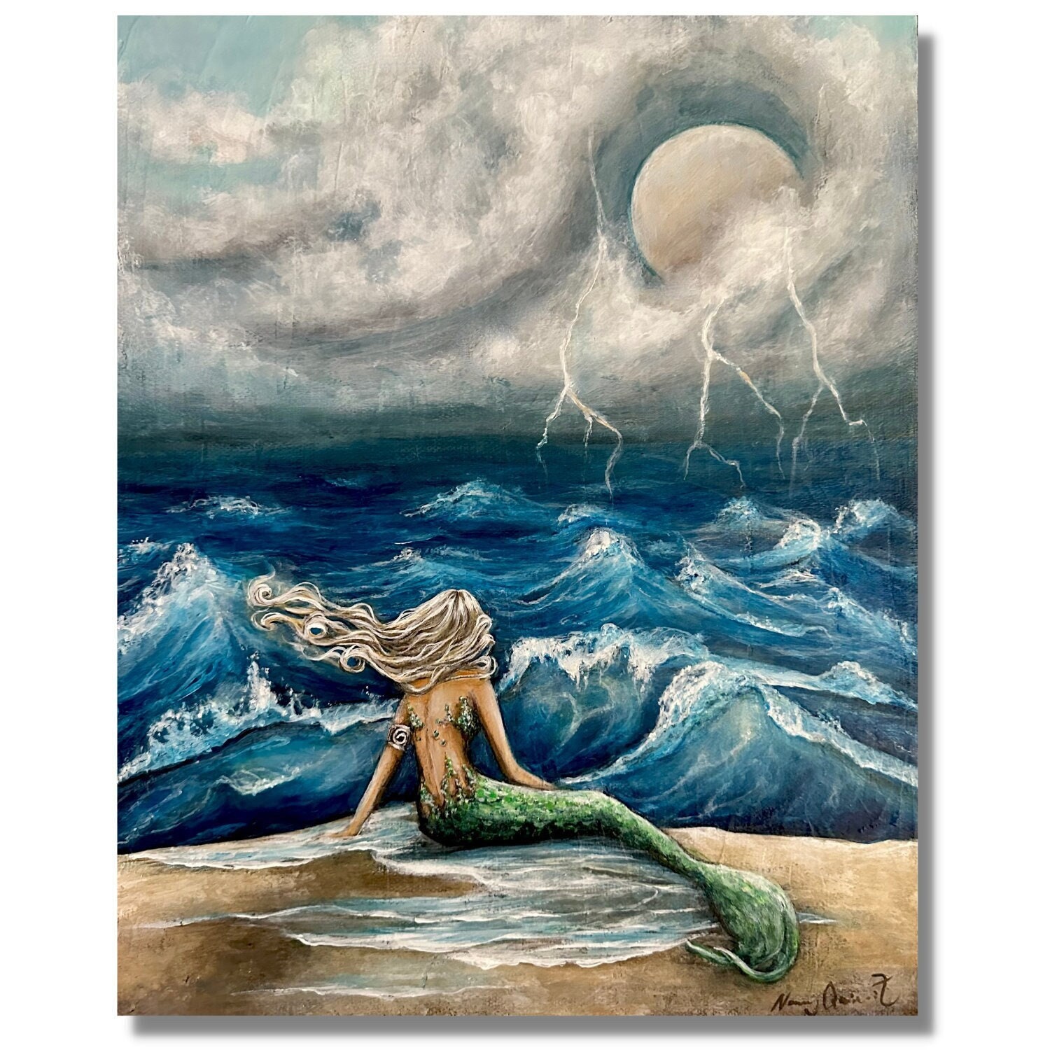 Mermaid Abstract Art