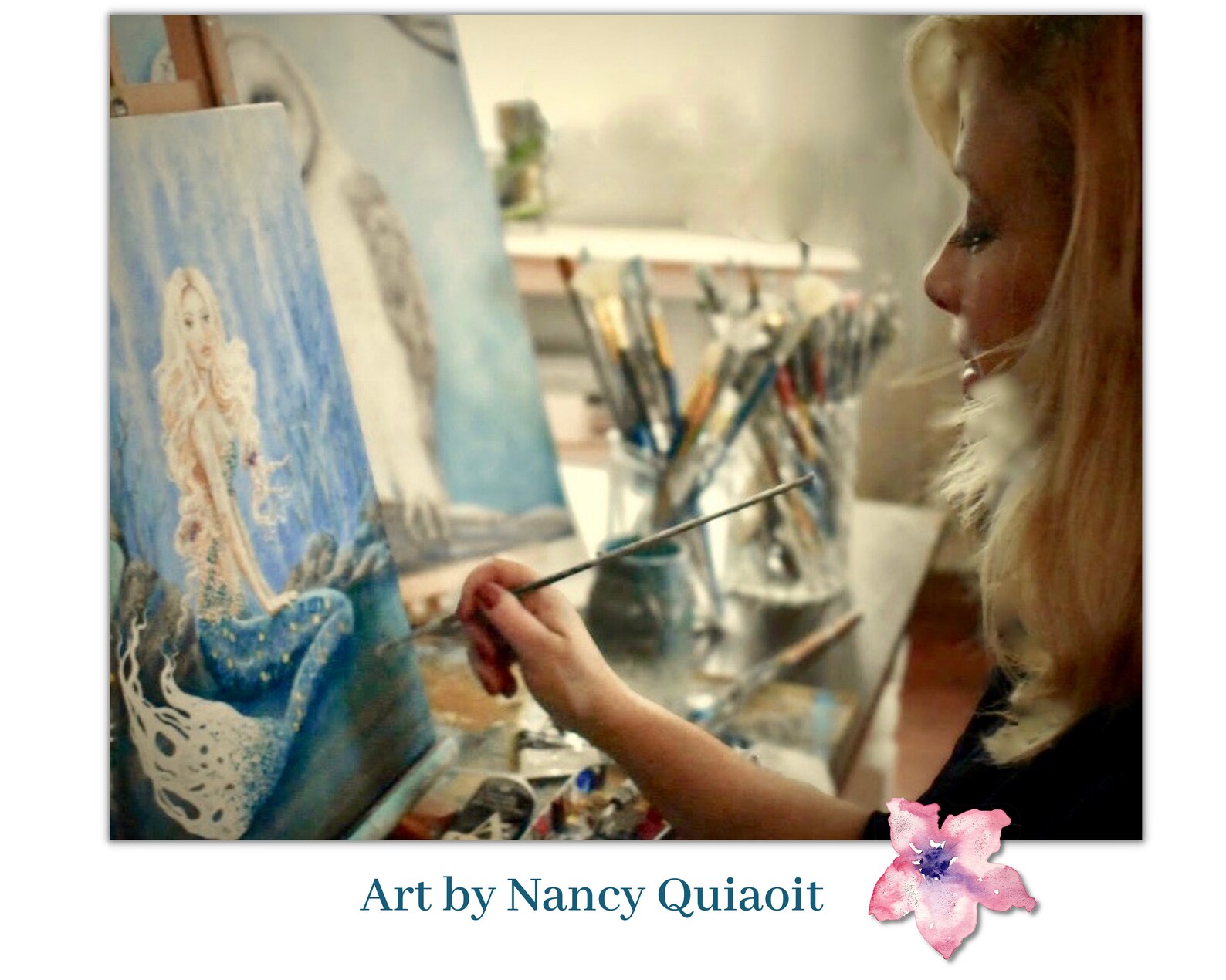 Mother and Daughter Mermaids Tile Mermaid Backsplash for - Etsy