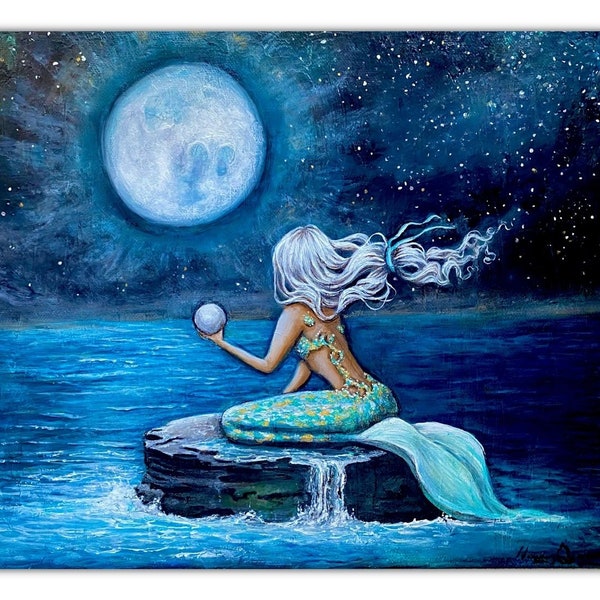 Moon Mermaid - Etsy