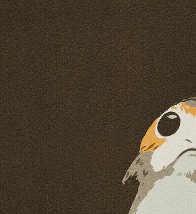 STAR WARS the Last Jedi Movie Porg Poster Large Wall Art | Etsy