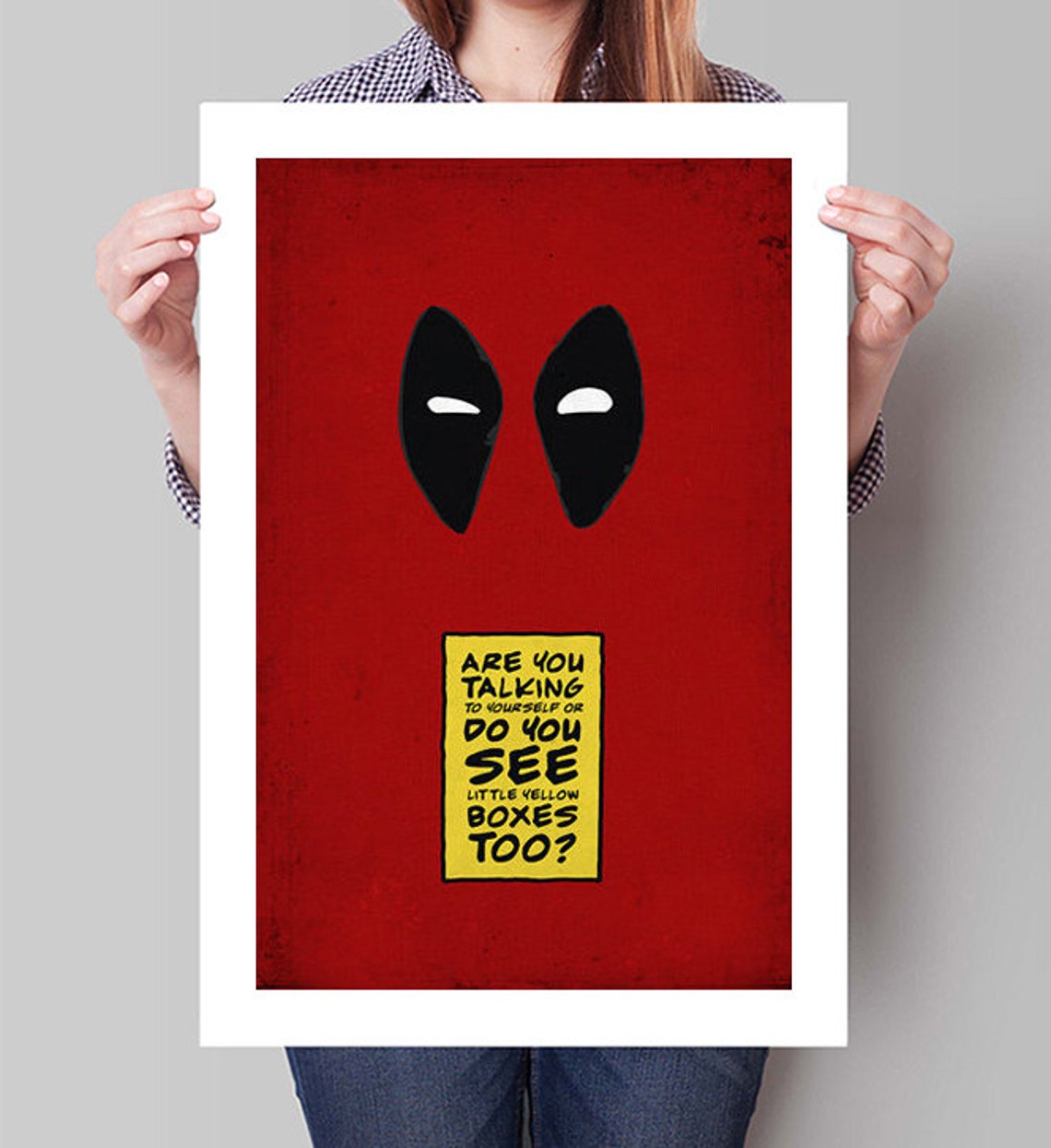 DEADPOOL Minimalist Movie Poster Print - 13"x19" (33x48 Cm) - Etsy