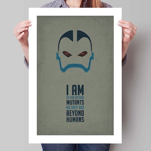 X-MEN Inspired Apocalypse Minimalist Movie Poster Print - 13"x19 ...