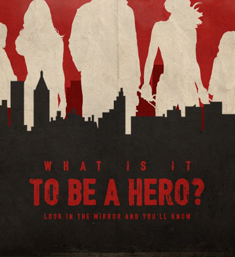 DAREDEVIL Minimalist Poster Superhero Quote Posters | Etsy