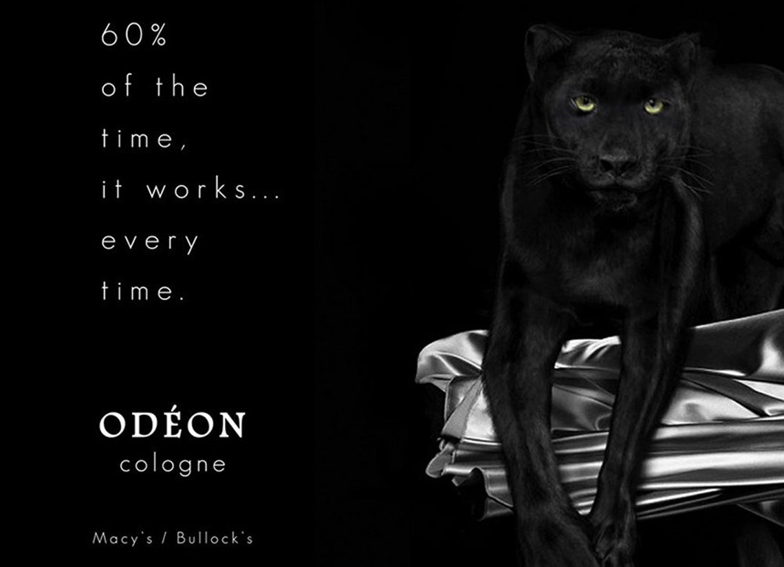 Anchorman Inspired Sex Panther Cologne Ad 13x19 Etsy 8663