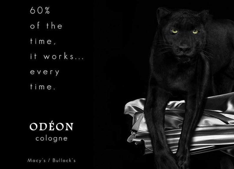Anchorman Inspired Sex Panther Cologne Ad 13x19 Etsy