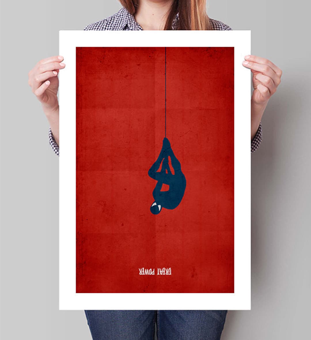 SPIDER-MAN Inspired Minimalist Poster Print - 13"x19" (33x48 Cm) - Etsy