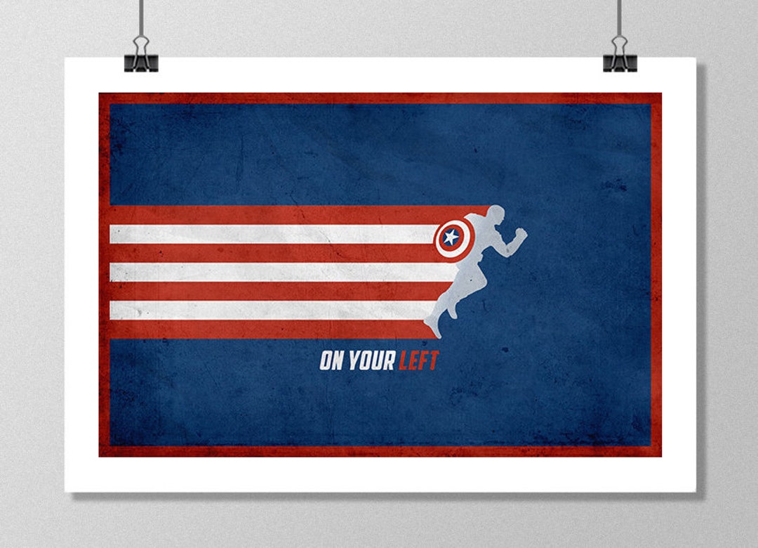 CAPTAIN AMERICA Inspired the Winter Soldier Minimalist Movie Poster ...