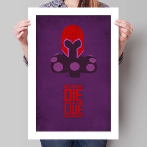X-MEN Inspired Magneto Minimalist Movie Poster Print - 13"x19" (33x48 ...