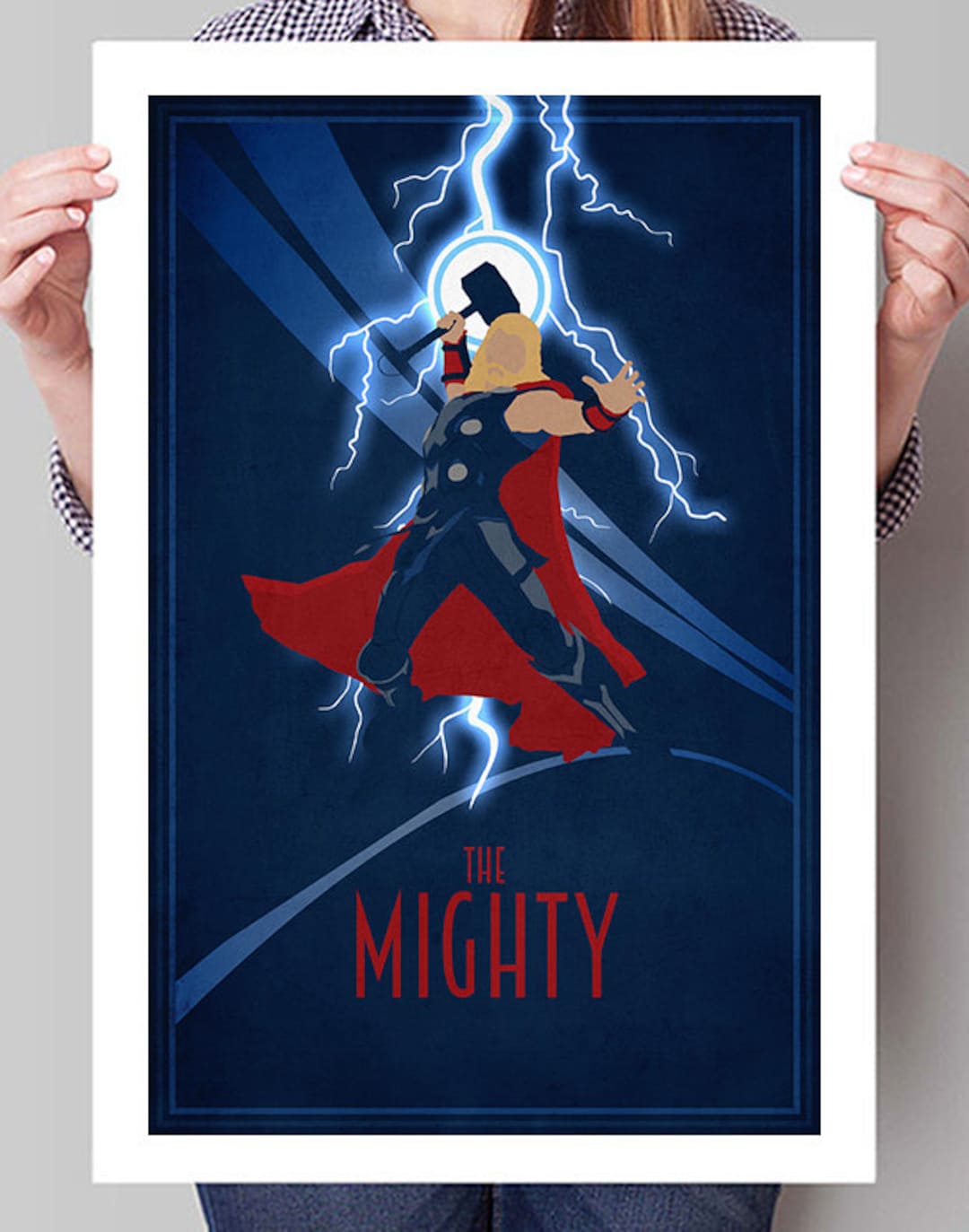 THOR Inspired Retro Movie Poster Print 13x19 33x48 Cm - Etsy