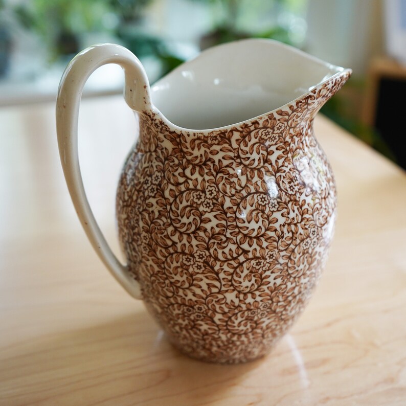 James Kent Ltd. Pitcher, Cottage / Farmhouse, Red Old Foley ...