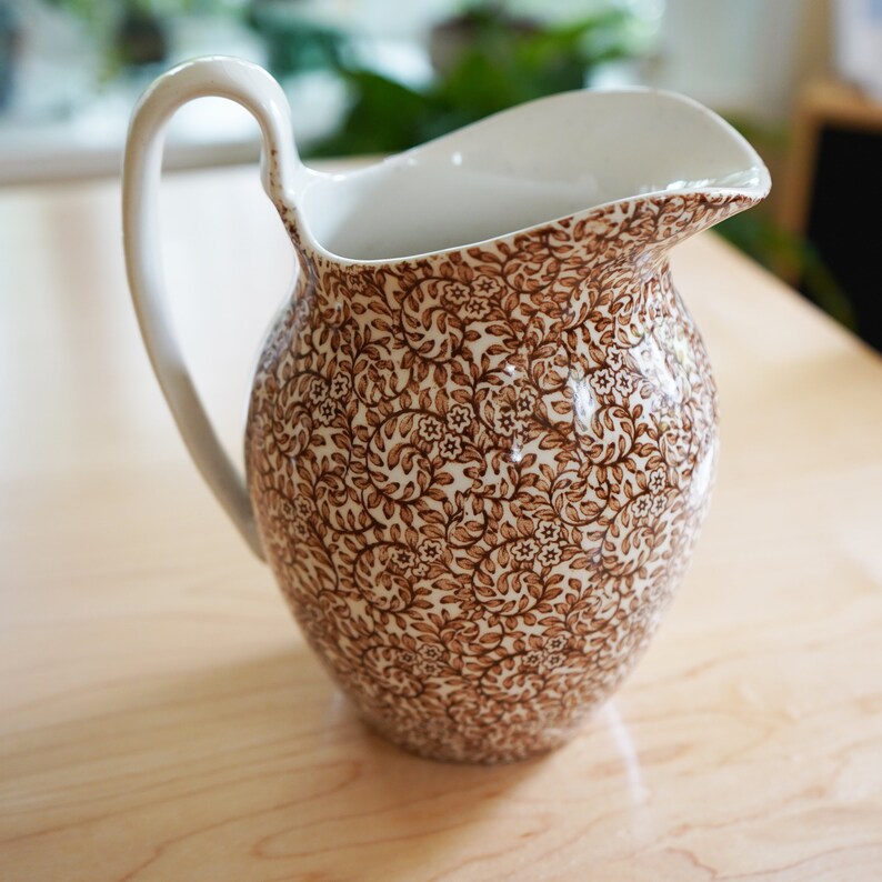 James Kent Ltd. Pitcher, Cottage / Farmhouse, Red Old Foley ...