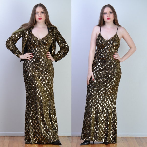Sequin Disco Dress - Etsy