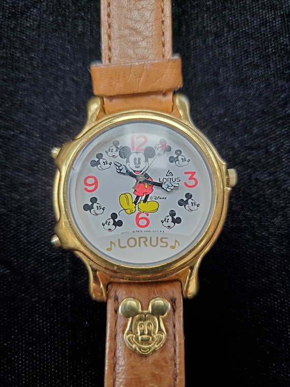 Vintage Disney Lorus Mickey Mouse Musical Watch. V422… - Gem