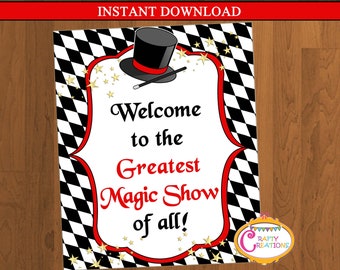 Magic show printable | Etsy