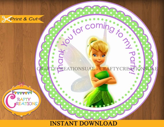 Tinkerbell Gift Tag Printable