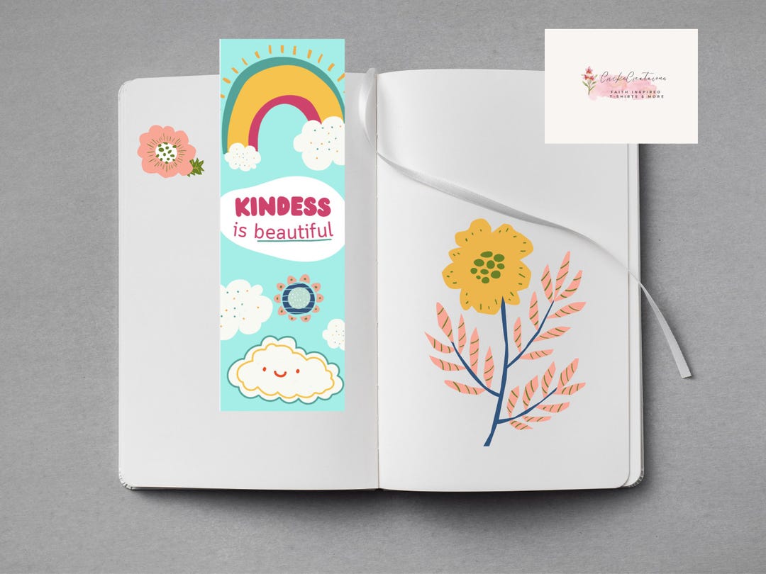 Printable Kindness Bookmark, Inspirational Quotes, Positive ...