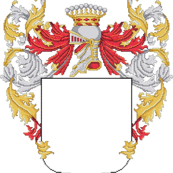 Coat of Arms Cross Stitch Pattern - Etsy