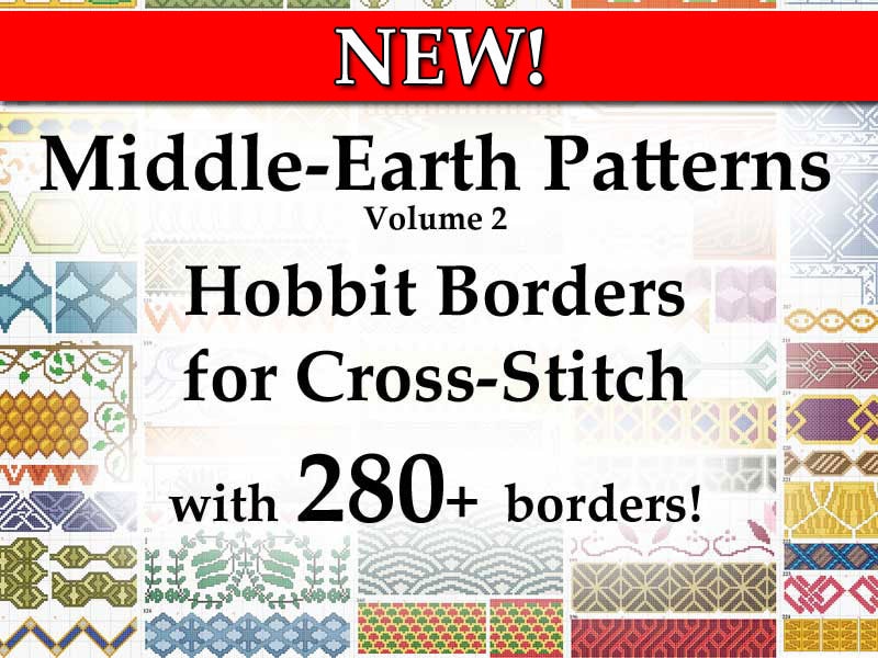 Middle-earth Patterns - Hobbit Borders for Cross-stitch - Etsy