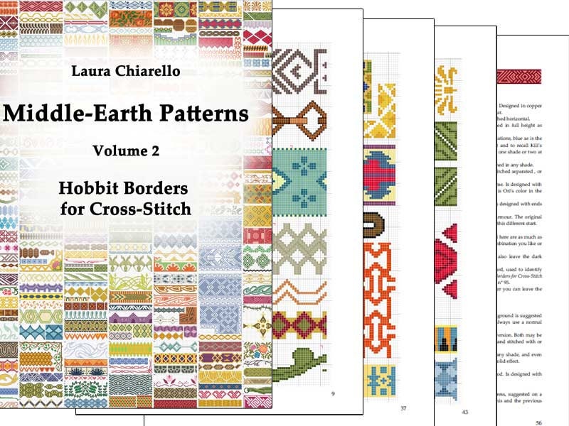 Middle-earth Patterns Hobbit Borders for Cross-stitch - Etsy