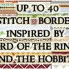 Middle-earth Patterns Hobbit Borders for Cross-stitch - Etsy