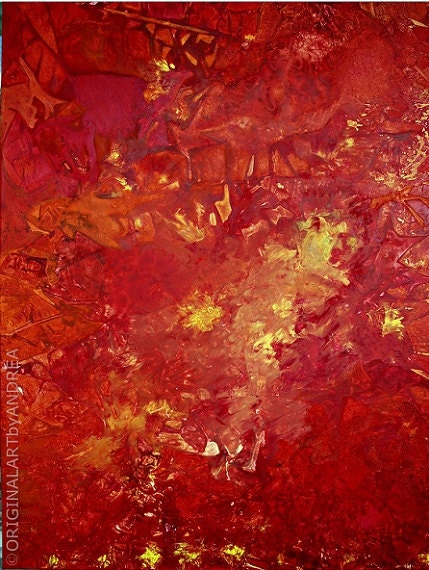 Large Red Painting Original Abstract Livingroom Wall Art Red - Etsy