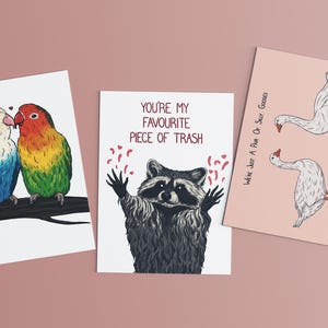 Silly Gooses Valentine's Card - Etsy