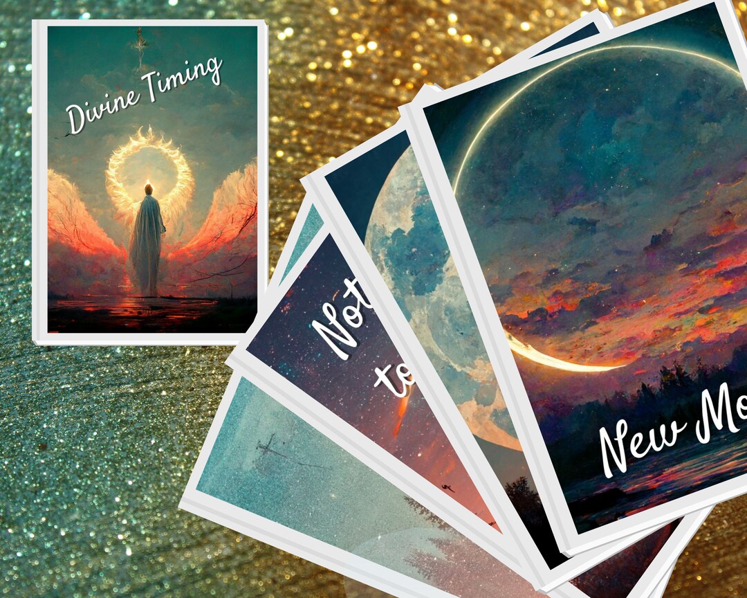 Printable Divine Timing Oracle Deck PDF Download Print at - Etsy