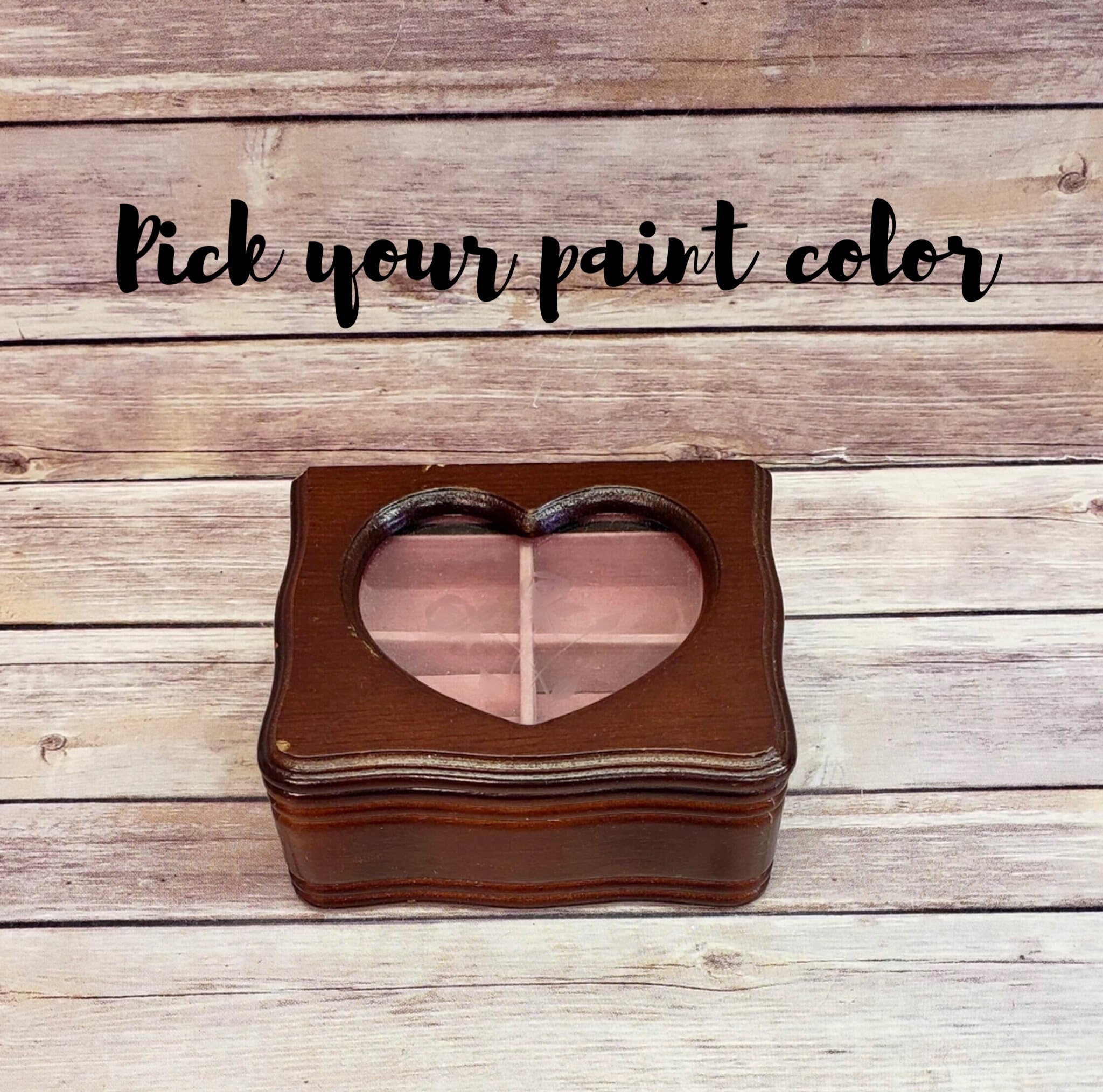 Paint Your Own Jewelry Box