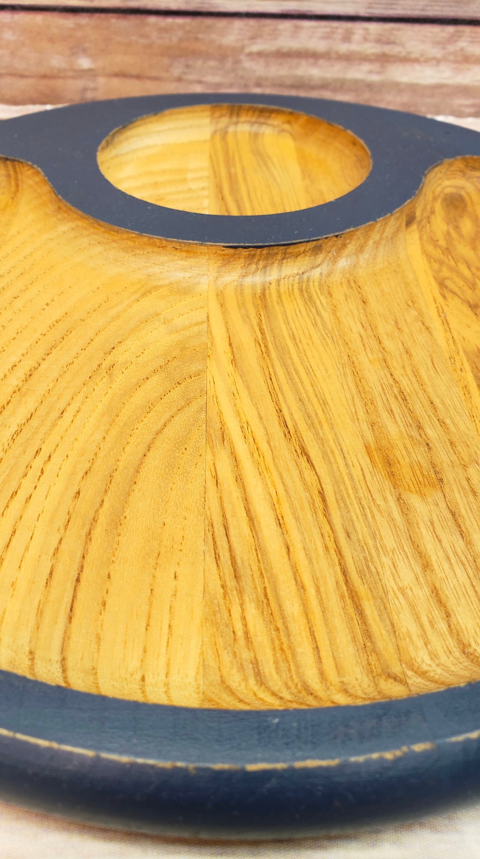 Navy Blue Wood Cheese Board | Cheese Serving Set | Wood Cheese Tray ...