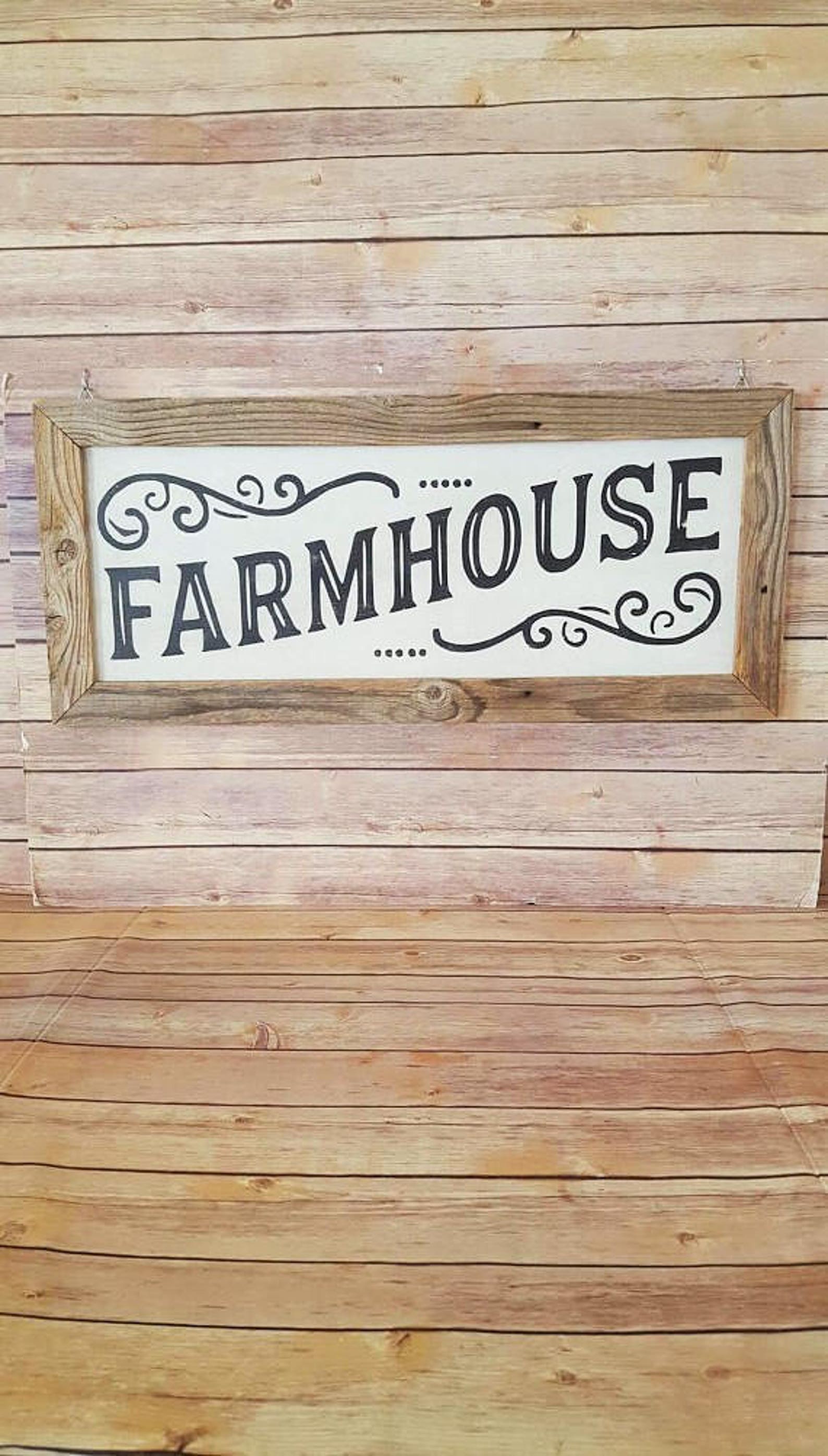 Farmhouse Sign Wood Framed Farmhouse Sign Farmhouse Kitchen - Etsy