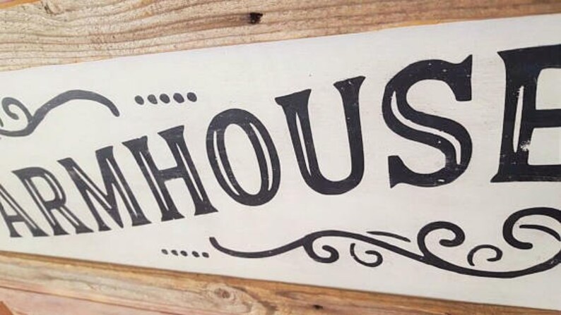 Farmhouse Sign | Wood Framed Farmhouse Sign| Farmhouse Kitchen Decor ...
