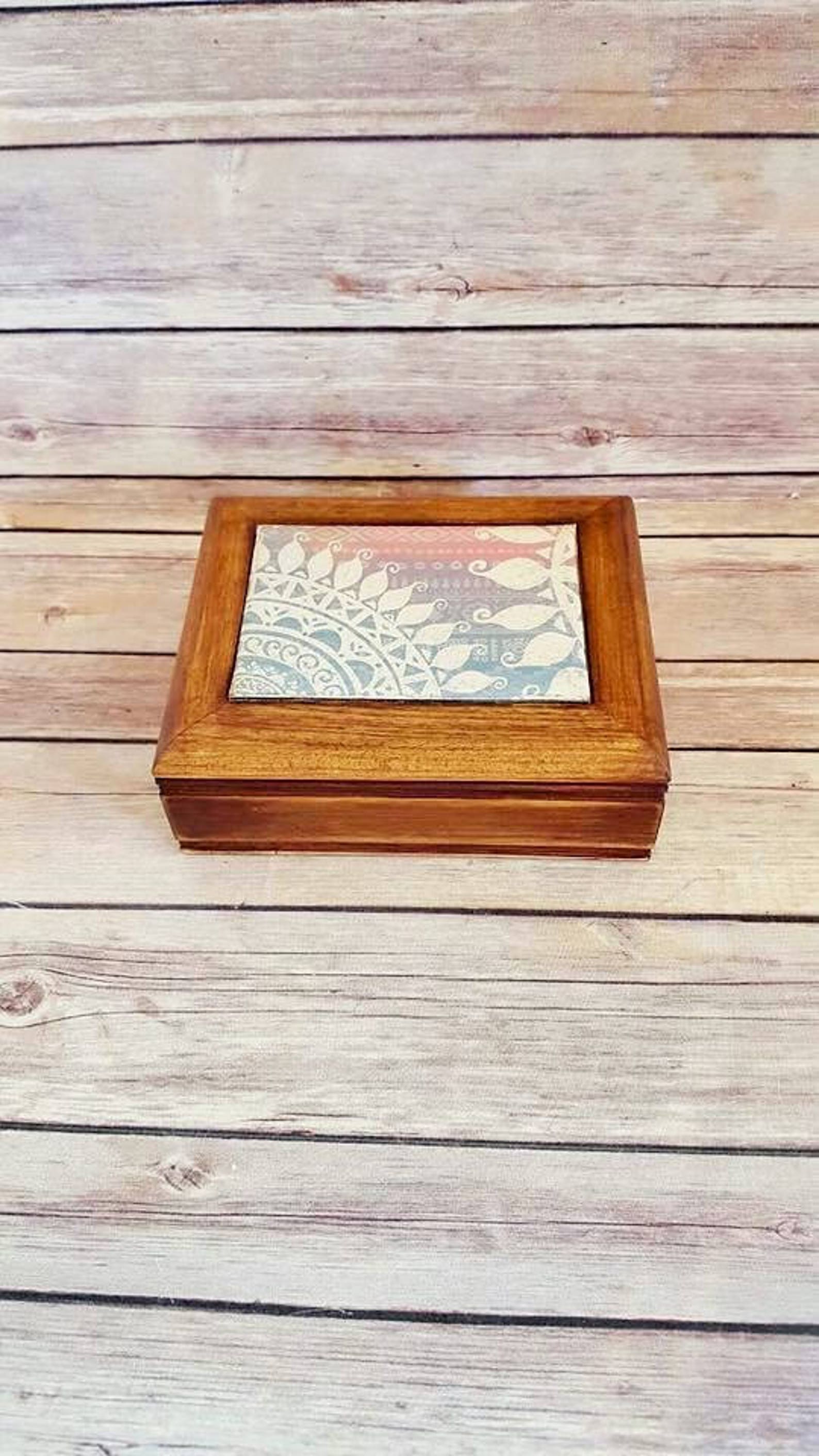 Jewelry Box Wood Bohemian Jewelry Box Music Box Mandala - Etsy