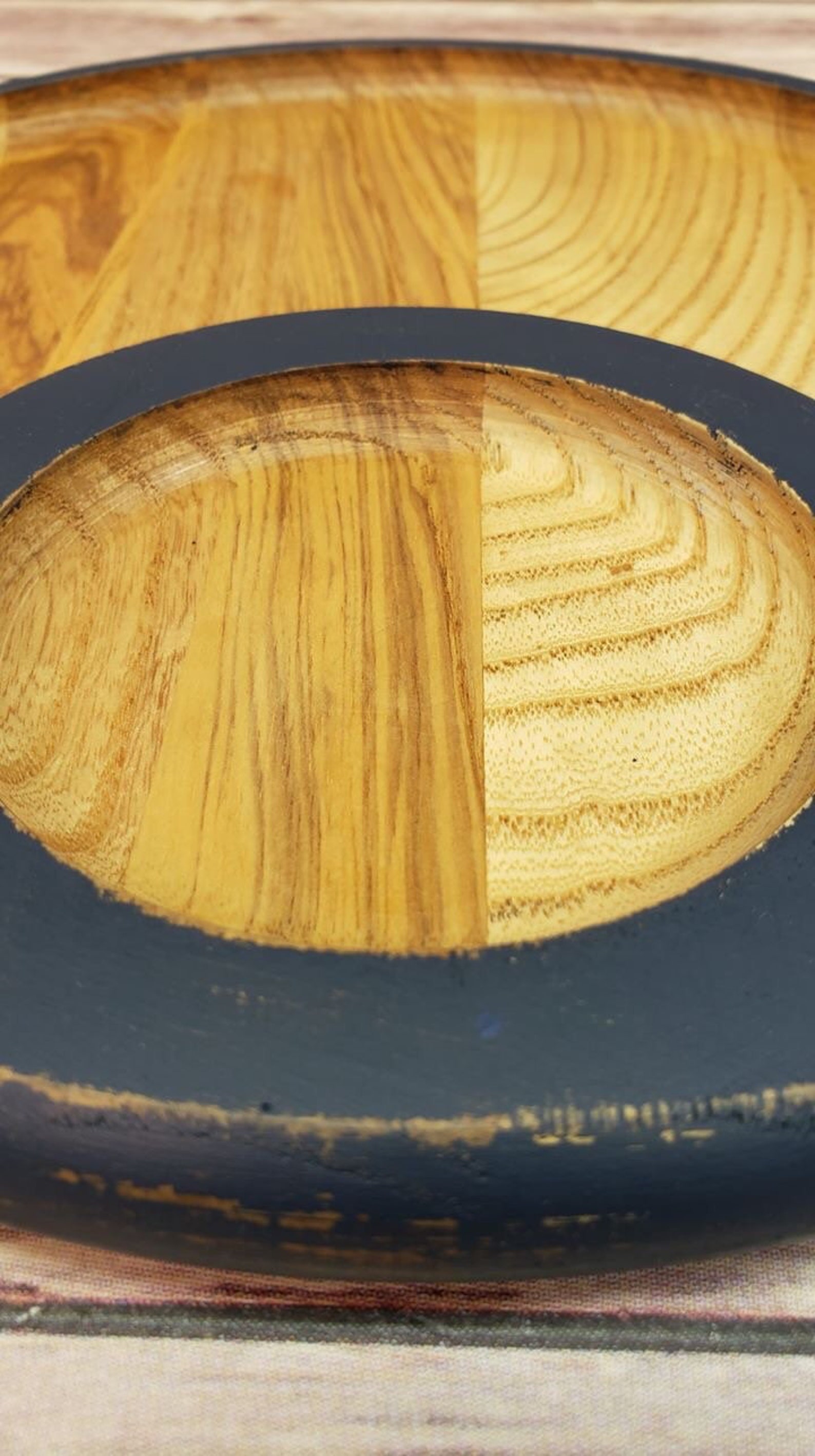 Navy Blue Wood Cheese Board | Cheese Serving Set | Wood Cheese Tray ...