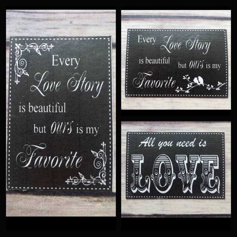 All You Need is Love Refrigerator Magnet Vintage Chic Home - Etsy