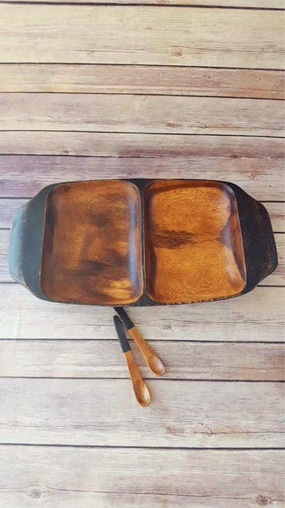 Wood Sushi Bowl Set | 9 Piece Sushi Serving Set | Sushi Serving Set for ...