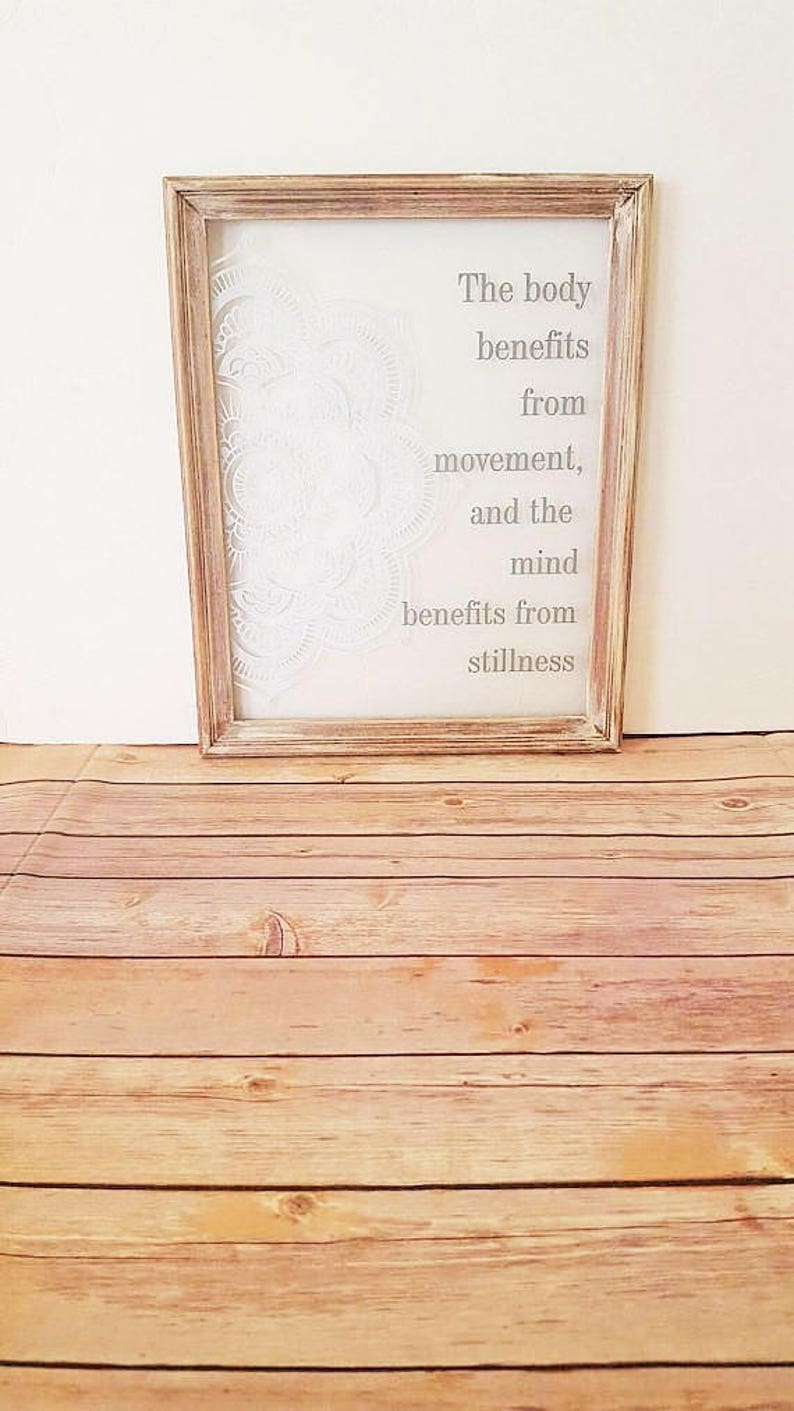 Bohemian Sign | Wood Framed Mandala Sign | Inspirational Sign | Mandala ...