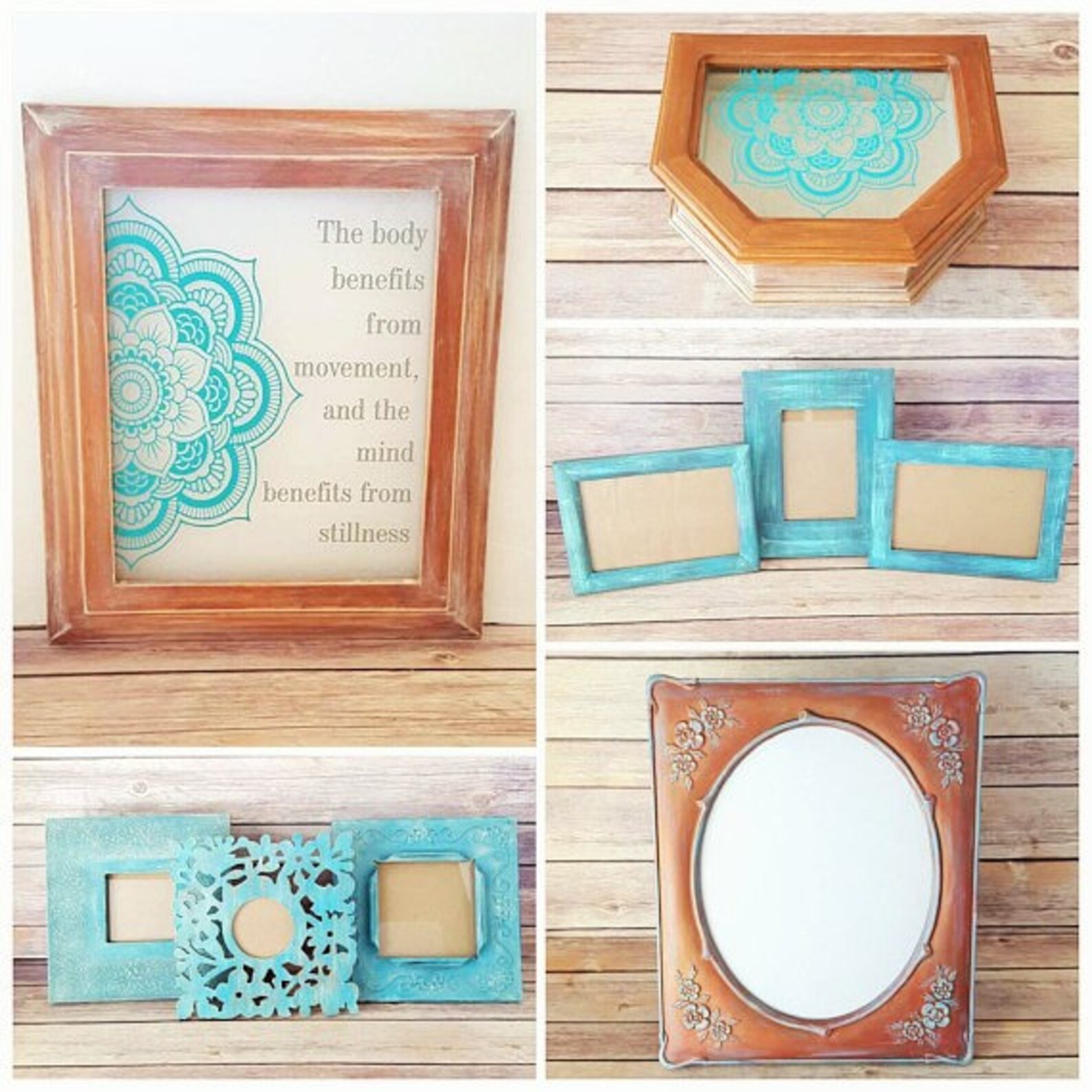 Ornate Frames Set of 3 Vintage Frames Square Frames - Etsy