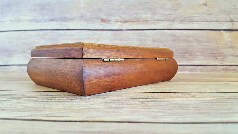Jewelry Box Wood | Bohemian Jewelry Box | Mandala Print | Vintage Chic ...
