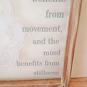 Bohemian Sign | Wood Framed Mandala Sign | Inspirational Sign | Mandala ...