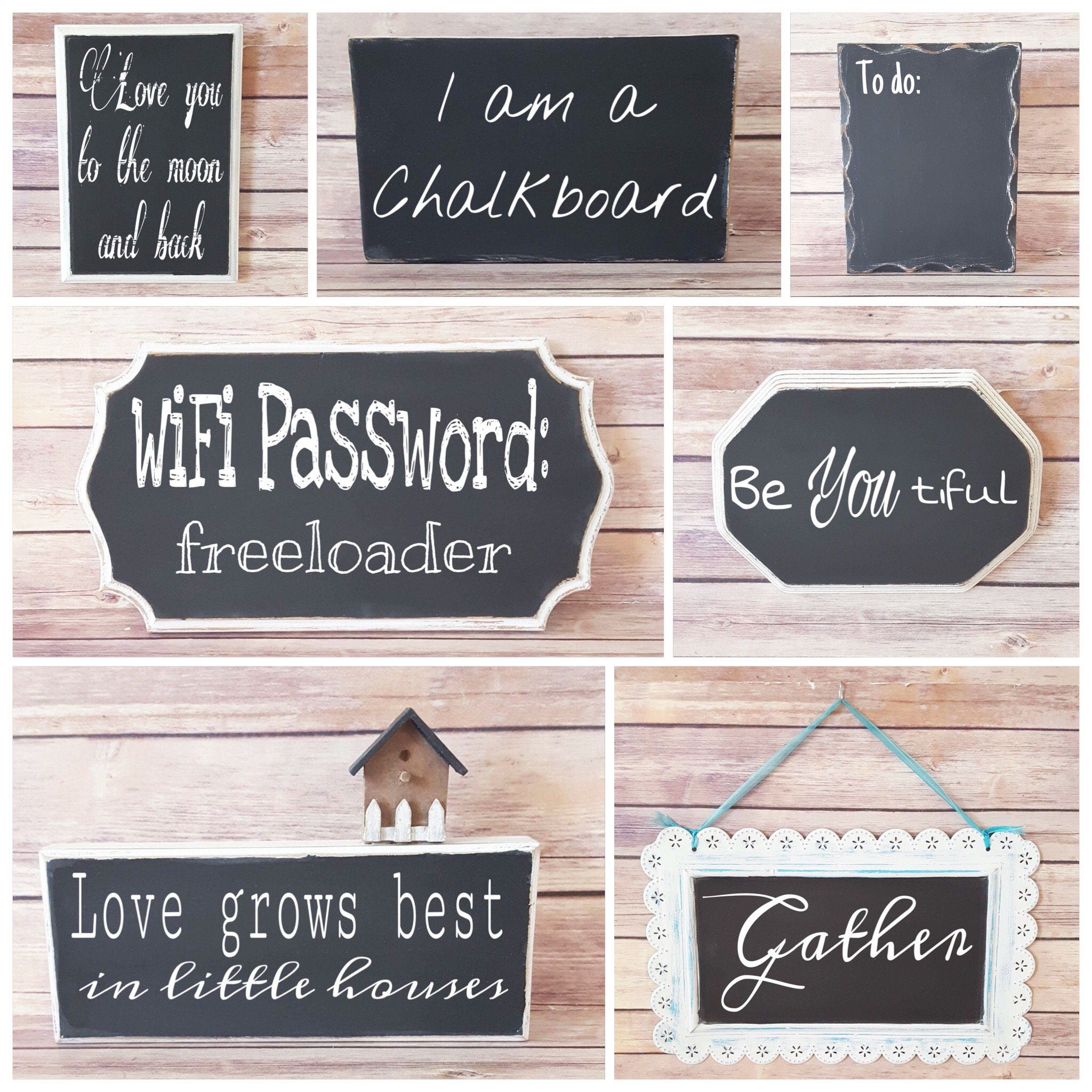 Chalkboard Sign | Farmhouse Chalkboard Sign | Farmhouse Style | Gallery ...