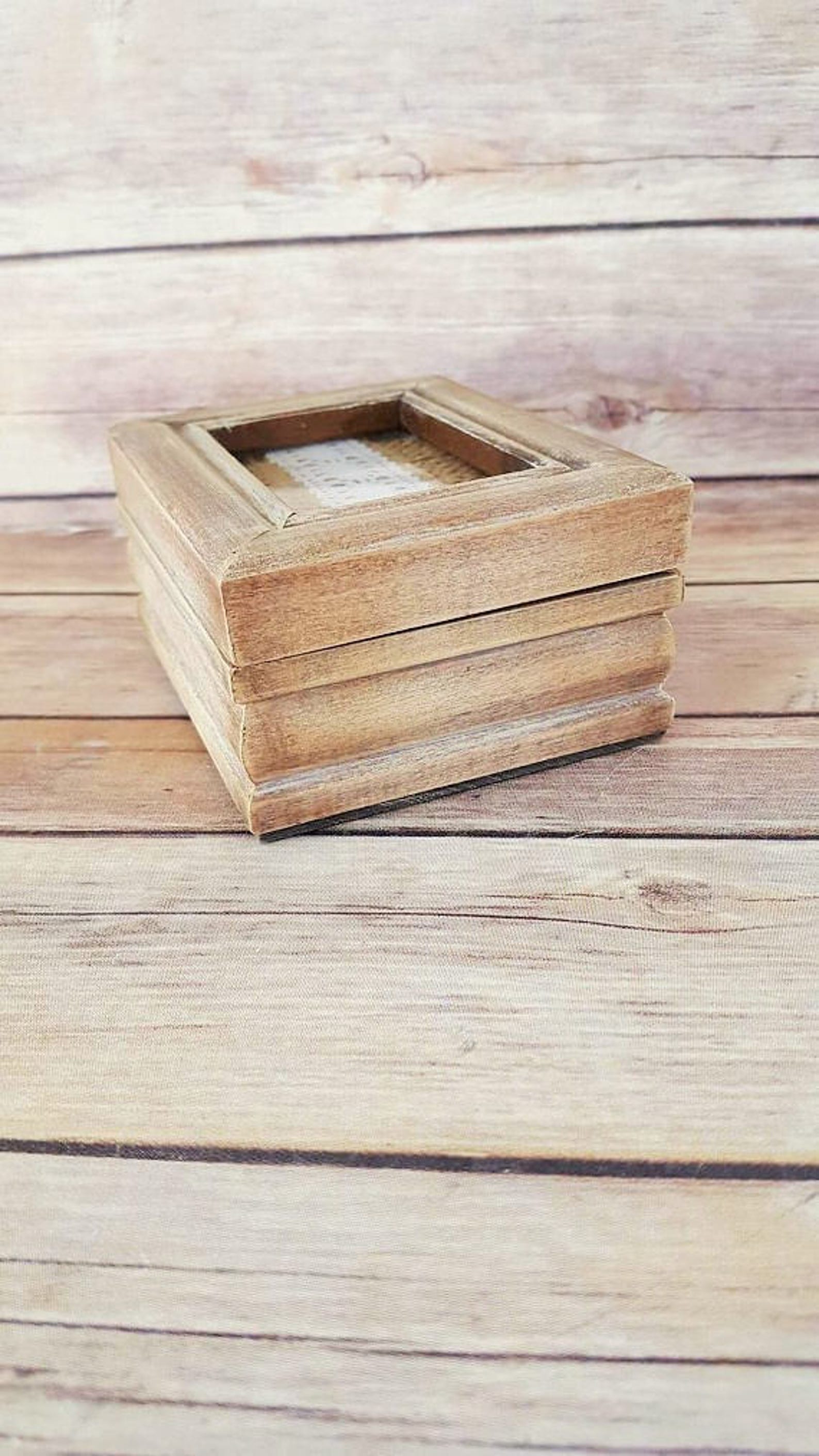 Wood Jewelry Box | Rustic Jewelry Box | Wood Ring Bearers Box | Rustic ...