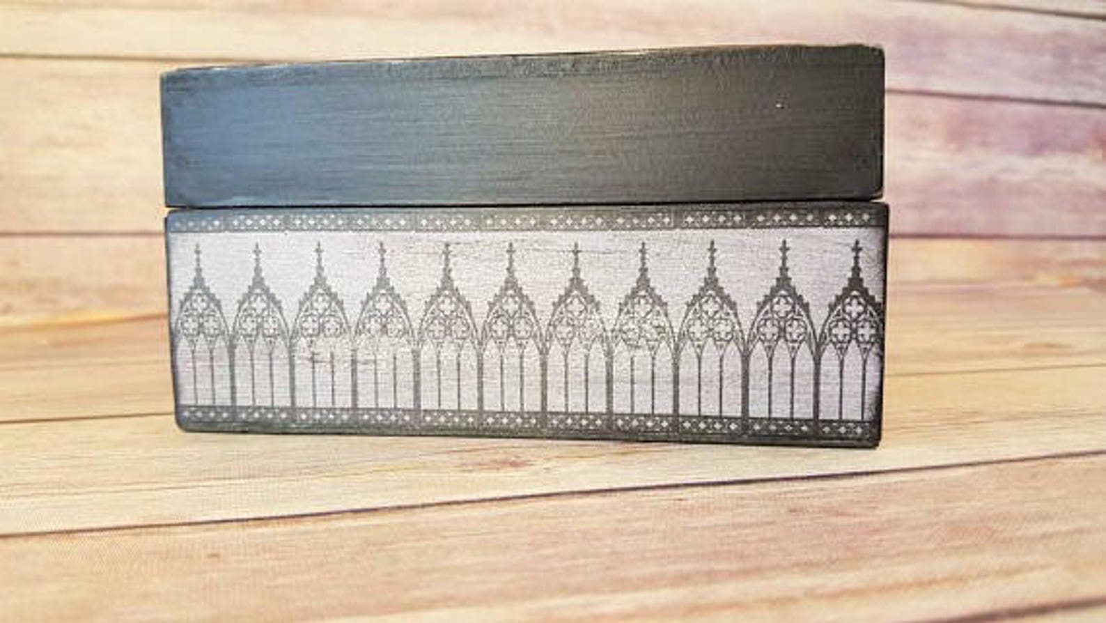 Jewelry Box Wood Gothic Jewelry Box Gothic Home Decor - Etsy