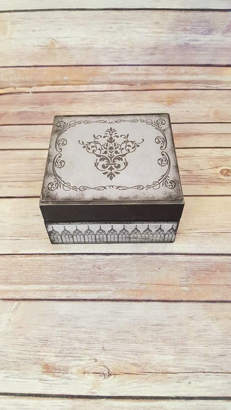 Jewelry Box Wood Gothic Jewelry Box Gothic Home Decor - Etsy