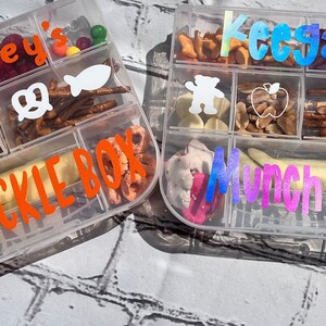 Travel Snack Container Personalized Snack Container Snackle - Etsy