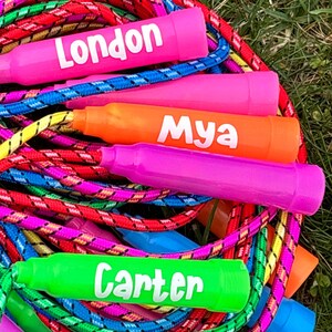 Kids Jump Ropes, Kids Party Favors, Personalized Party Favor, Summer ...