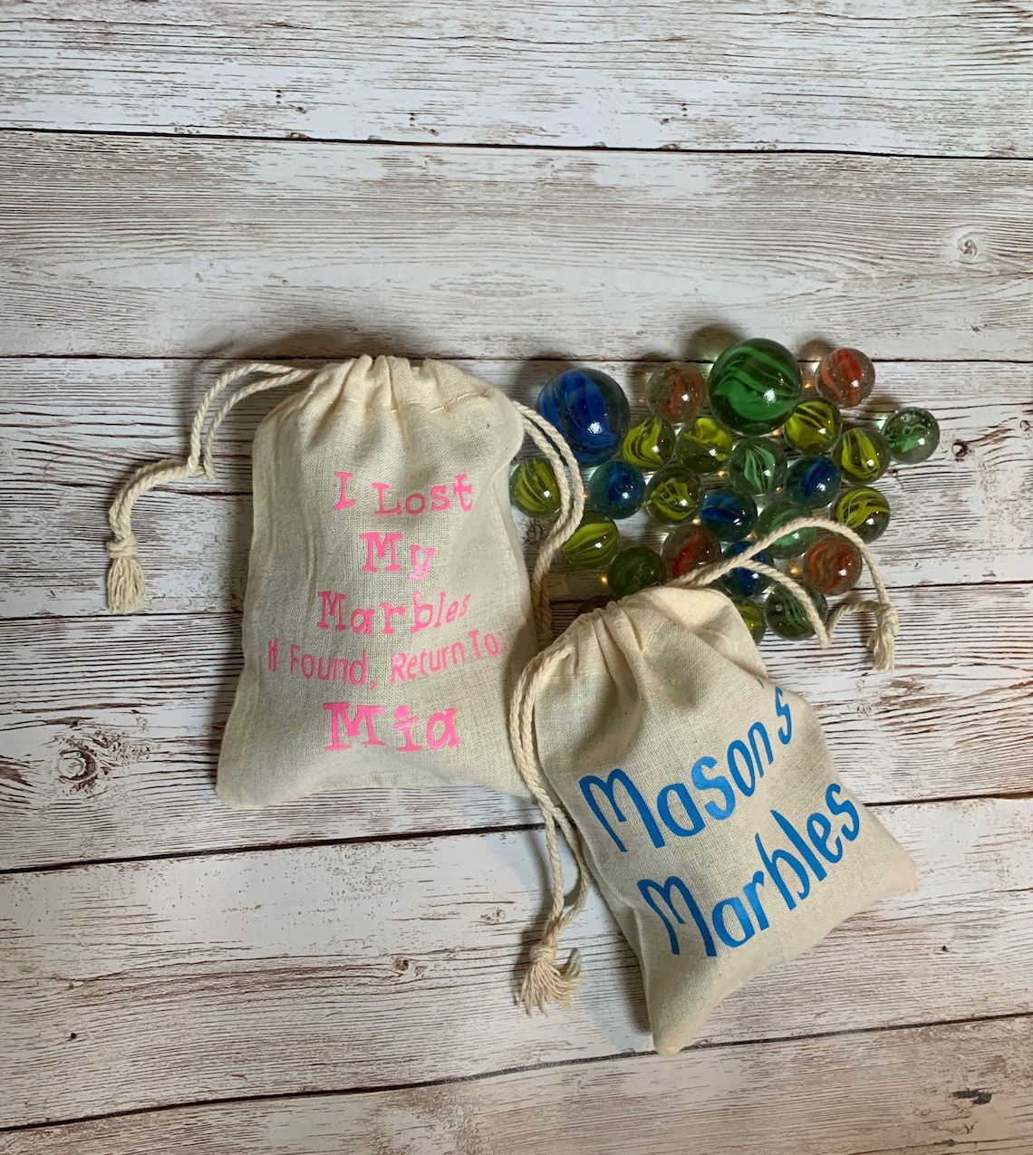 Marbles Personalized Bag of Marbles Marble Game Marble - Etsy