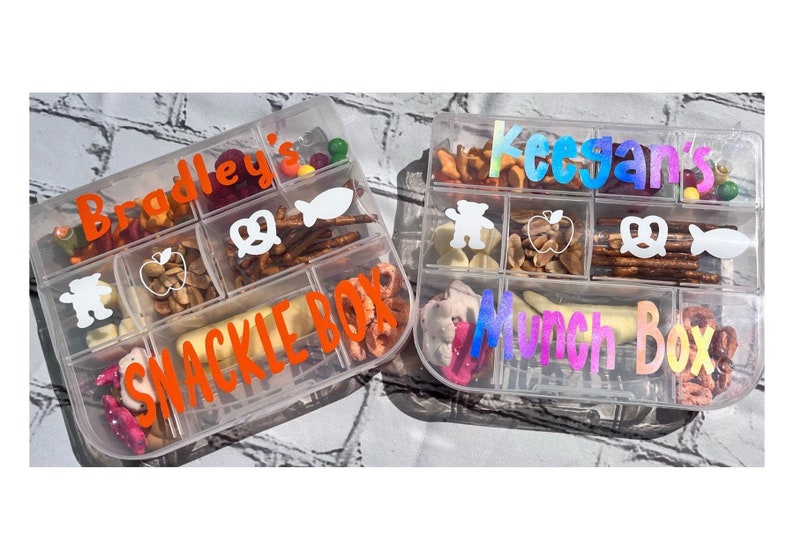 Travel Snack Container Personalized Snack Container Snackle - Etsy