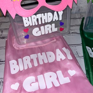 Personalized Birthday Cape, Birthday Girl Cape, Birthday Boy Cape ...