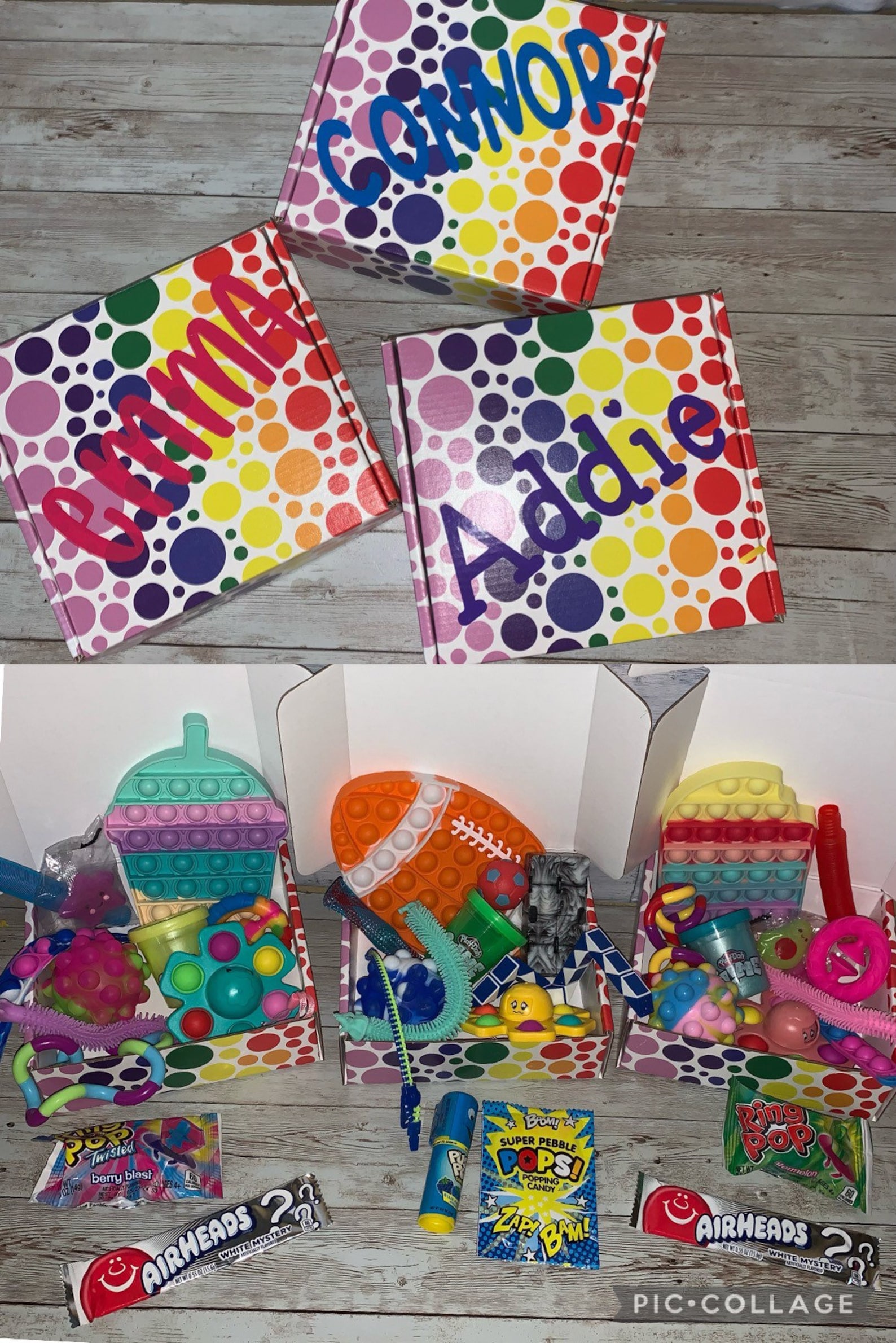 Personalized Fidget Box, Mystery Fidget Box, Fidget Toys Slime Candy ...